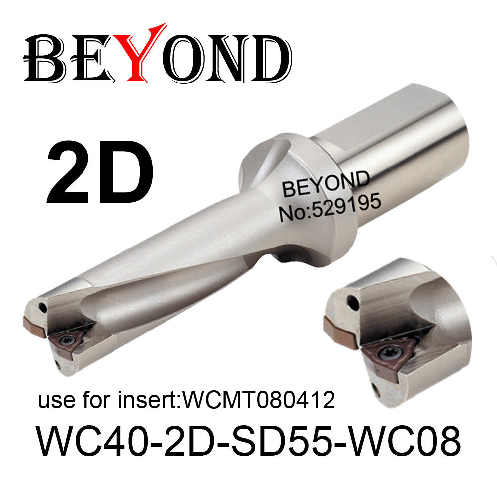 WC40-2D-SD55-WC08 U Drill Metal Drilling – BEYOND