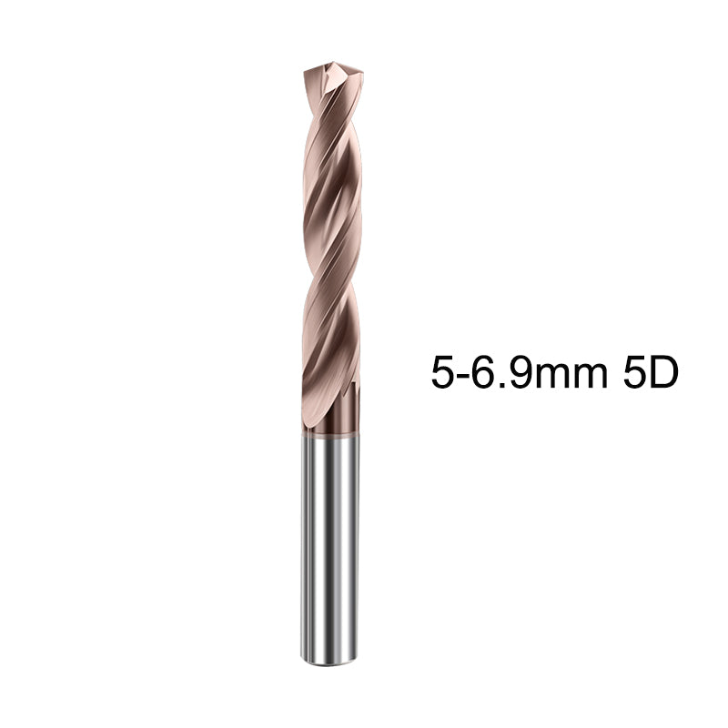 BEYOND HRC60 5D Carbide Drill Bits (5.0-6.9mm) | 140° Point Angle | 5xD ...