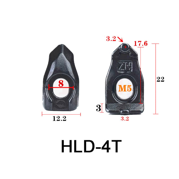 10pcs HLD-4T Fine Thread Composite D-Type Clamp – Premium CNC Lathe To ...