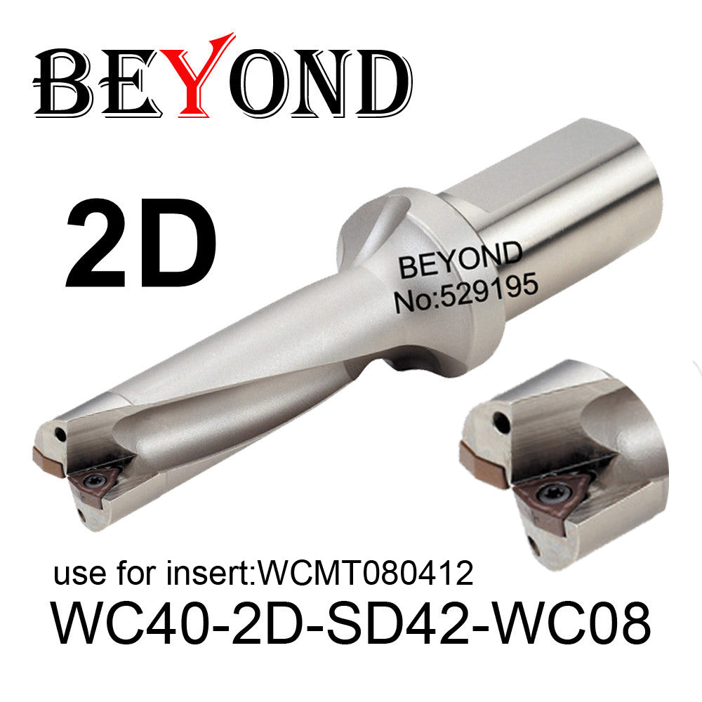WC40-2D-SD42-WC08 U Drill Metal Drilling – BEYOND