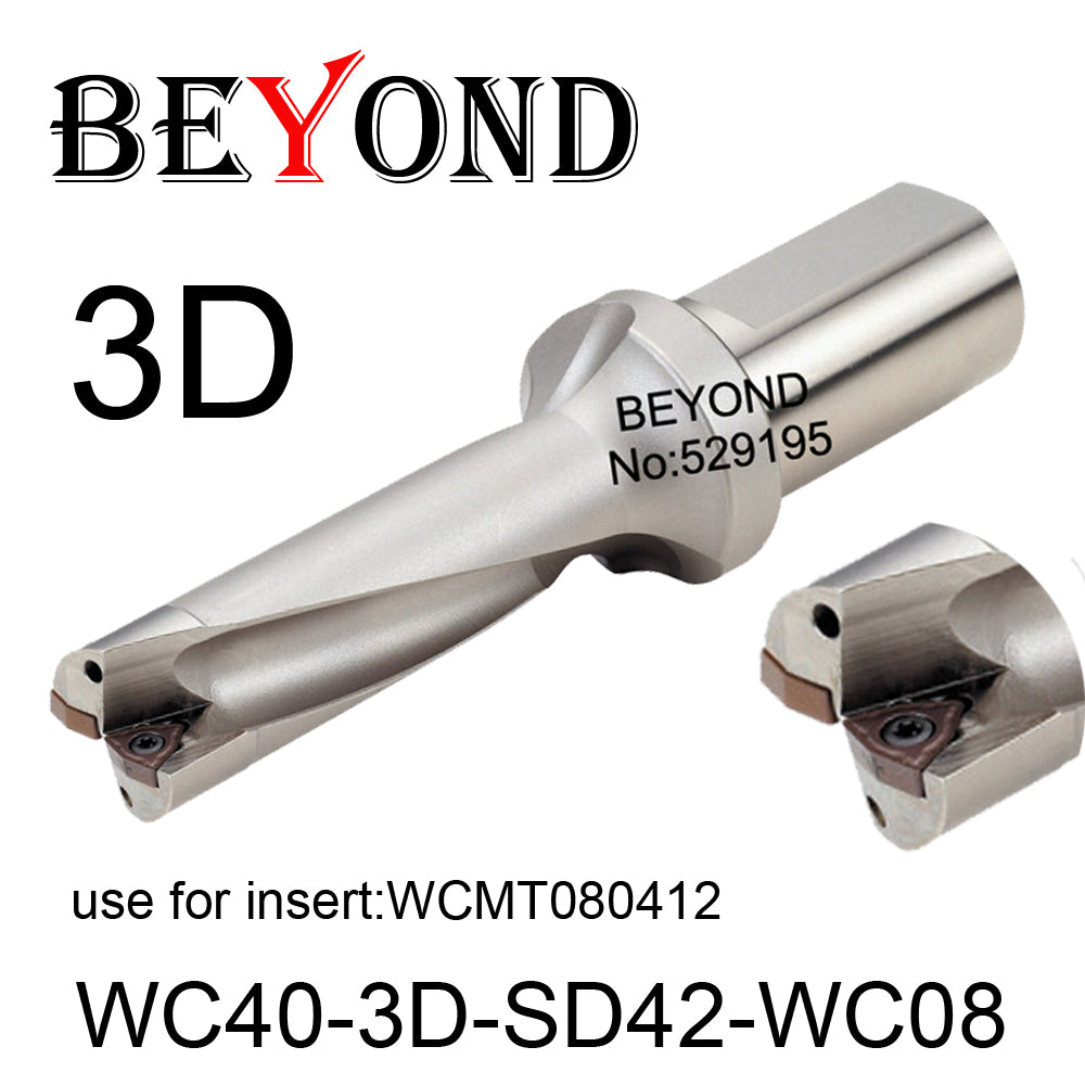 WC40-3D-SD42-WC08 U Drill Metal Drilling – BEYOND